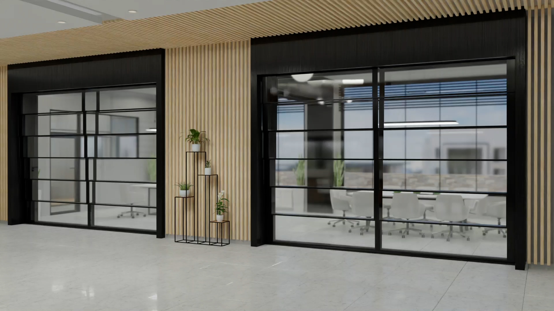 SKYFOLD Prisma Vertical Glass Walls by ModernfoldStyles