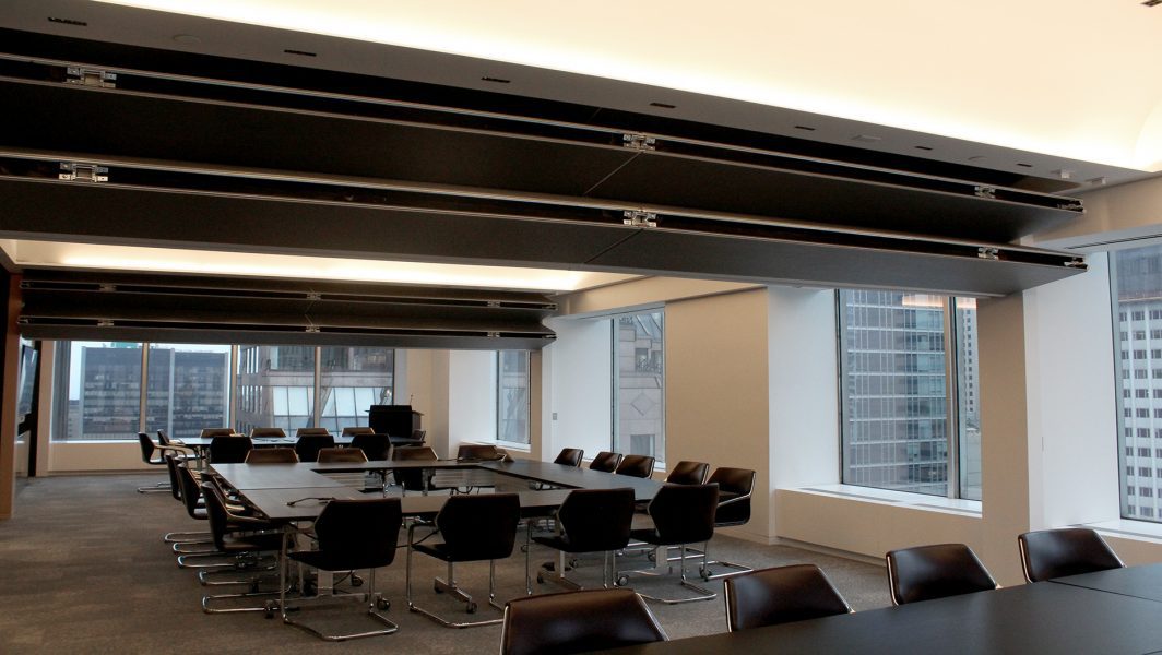 Reconfigure Space in Minutes with Skyfold Acoustic Partitions