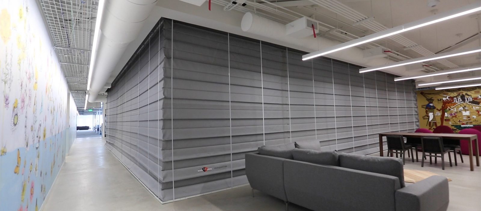 SMOKE GUARD M4000 Perimeter Curtain by ModernfoldStyles