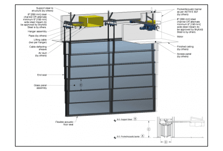 SKYFOLD Prisma Vertical Glass Walls by ModernfoldStyles