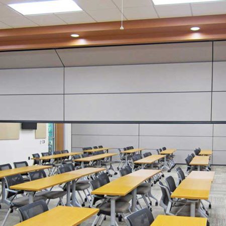Vertical Retractable Acoustic Walls by Skyfold | ModernfoldStyles