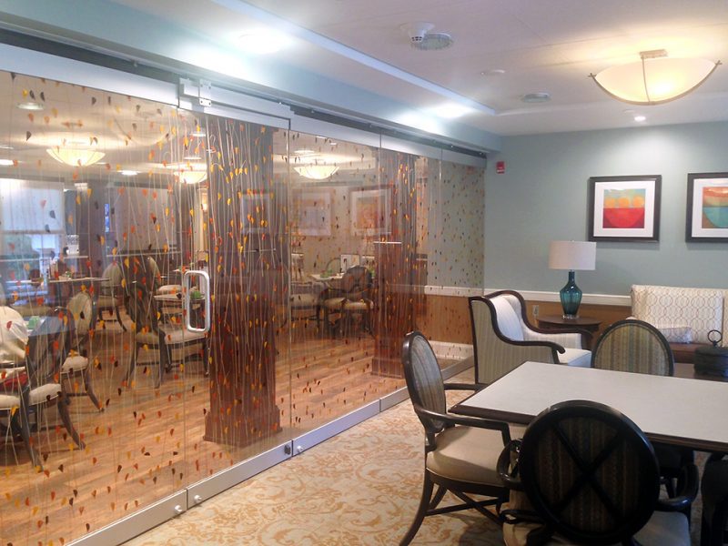 Project Highlight: Custom Modernfold Sliding Glass Walls Inspires Serenity