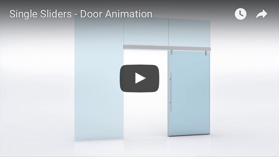 Single Slider door animation - Glass Walls and Operable Partitions by ...