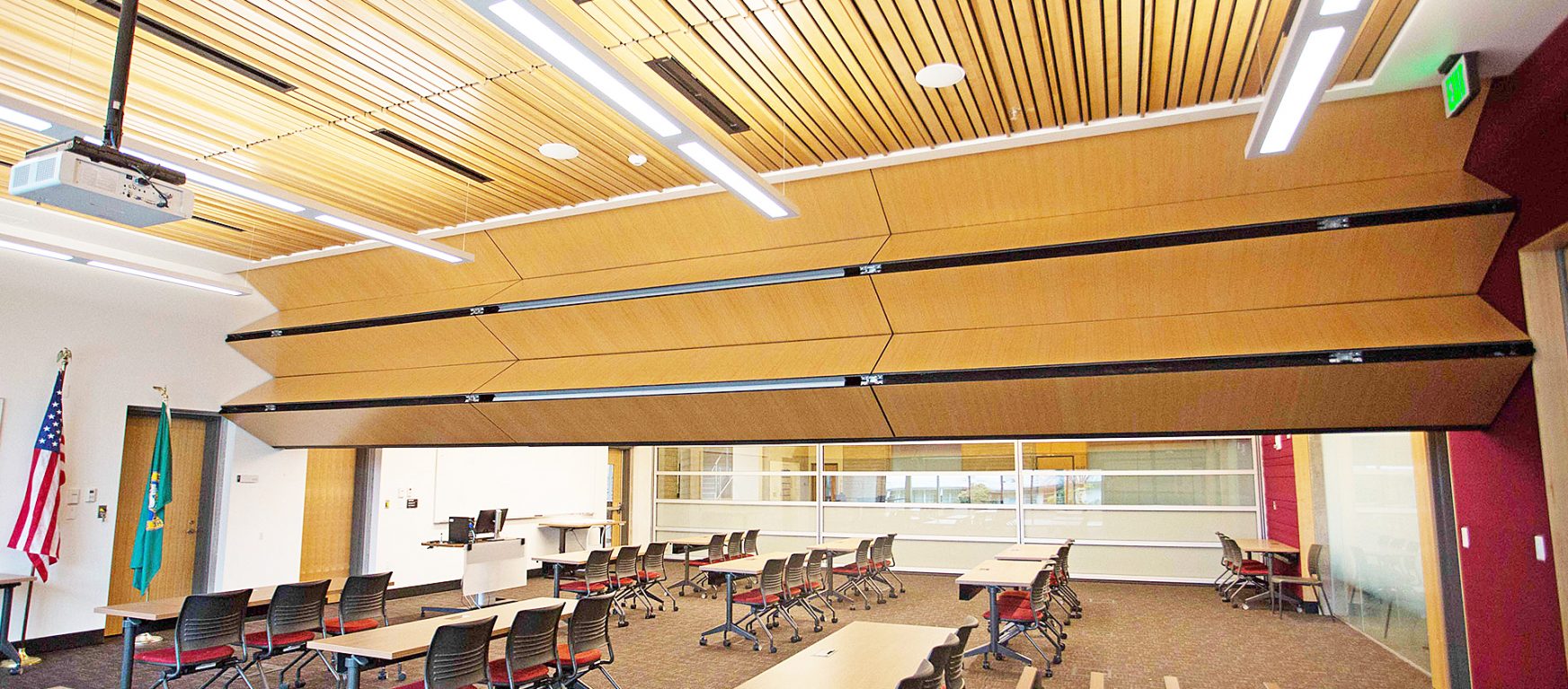 Vertical Retractable Walls: Skyfold Classic Series by ModernfoldStyles