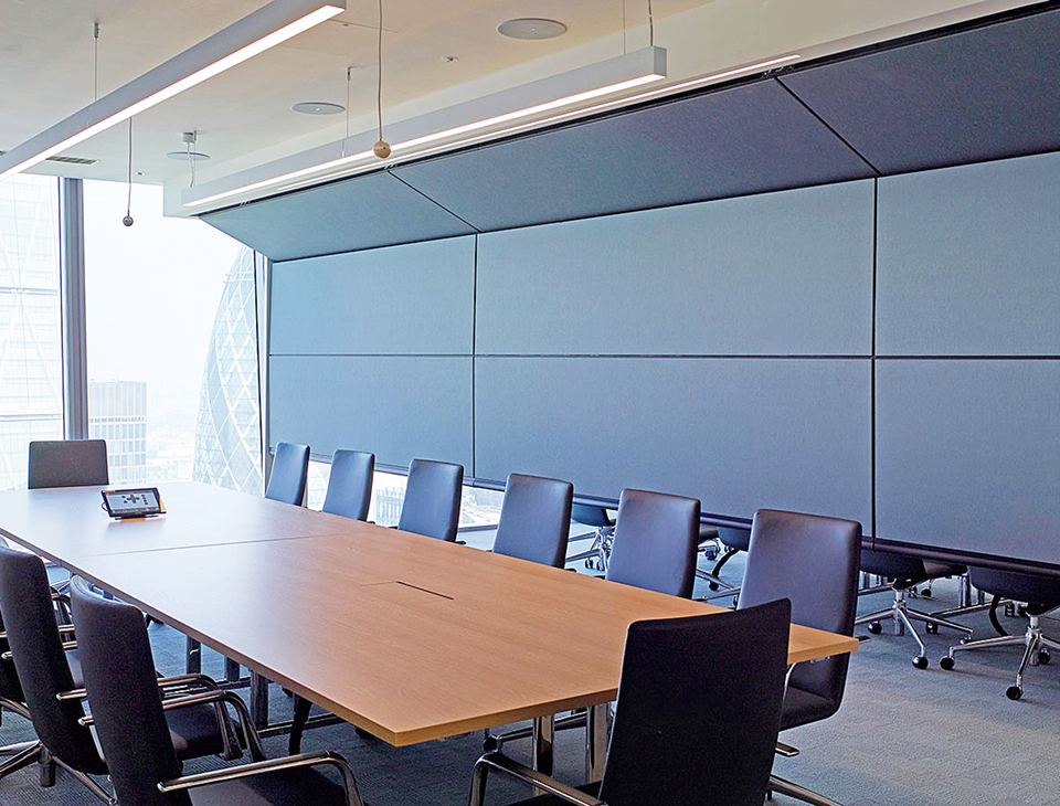 SKYFOLD Vertical Acoustic Walls: Zenith Series by ModernfoldStyles